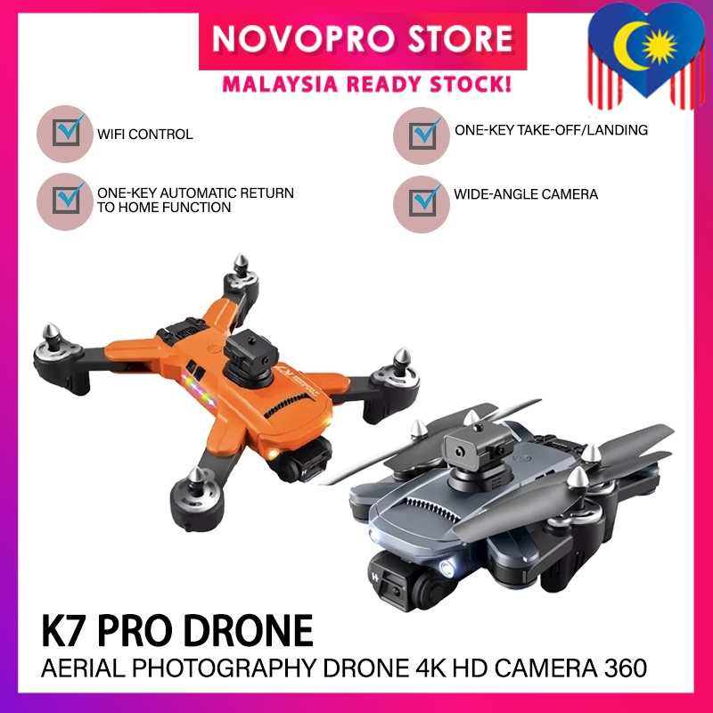 Novopro K7 Pro Aerial Photography Drone 4K HD camera 360 Obstacle ...