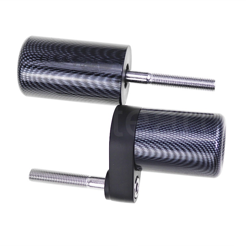 Motorcycle Carbon Fiber Look Frame Sliders Falling Protection Anti ...