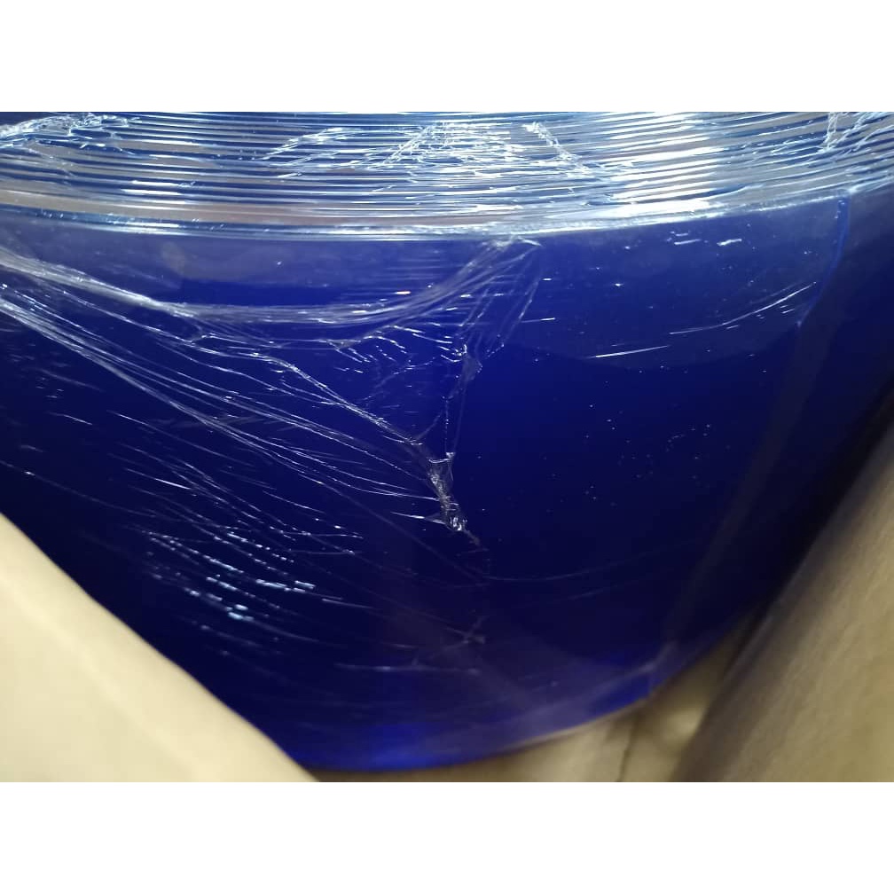 PVC Curtain Freezer Room Clear Blue thickness 2mm Door Curtain Plastic ...