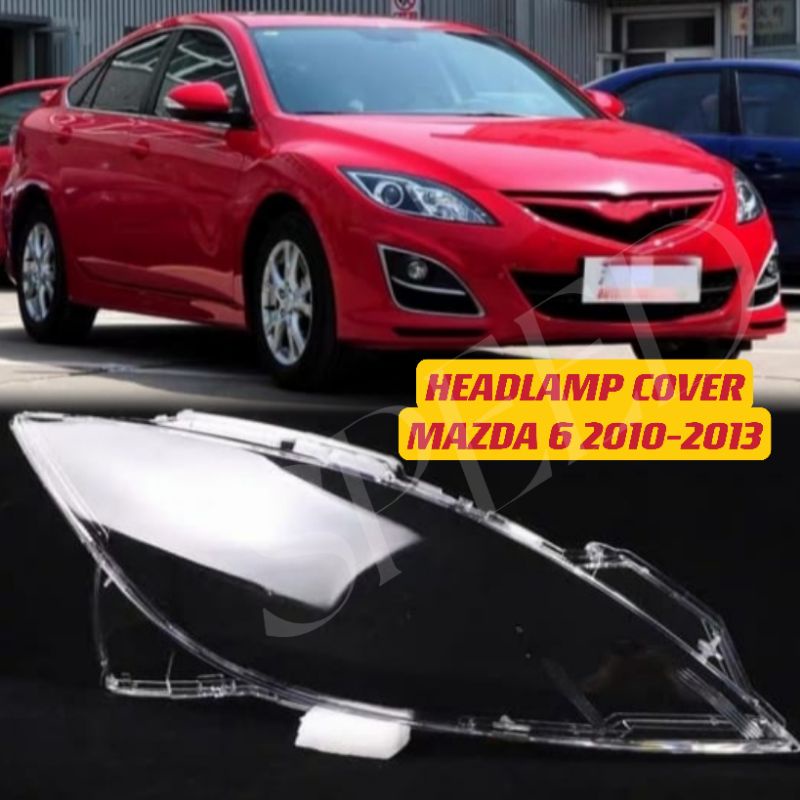 MAZDA 6 2010-2013 HEAD LAMP COVER HEADLIGHT COVER LENS NEW | Shopee ...