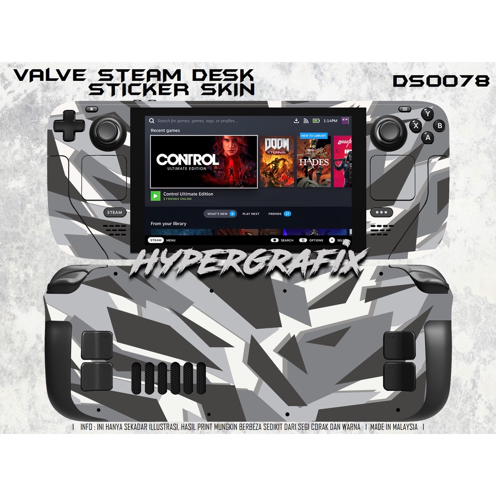 Steam Deck Sticker Skin 0078 | Shopee Malaysia