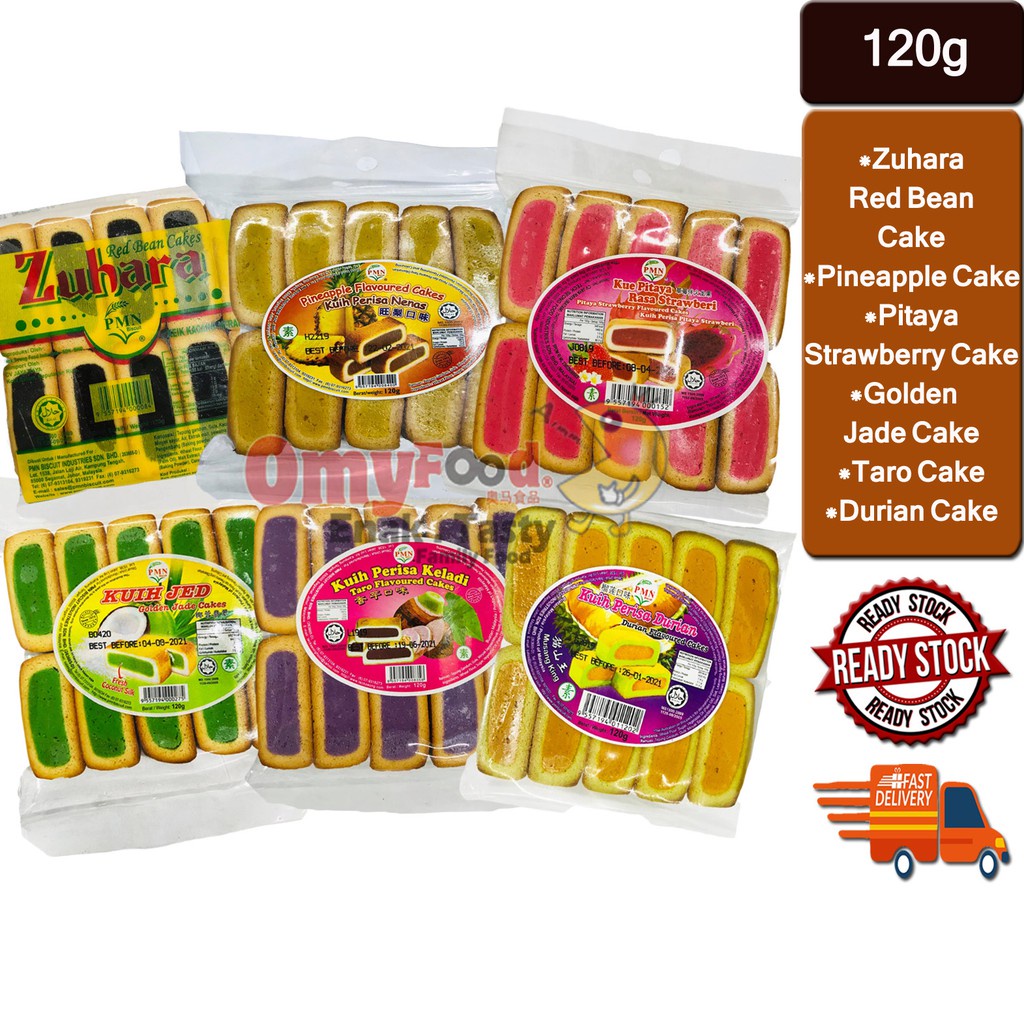 120g Zuhara Kacang Merah / Kuih Jed / Pitaya Strawberi / Kuih Perisa ...