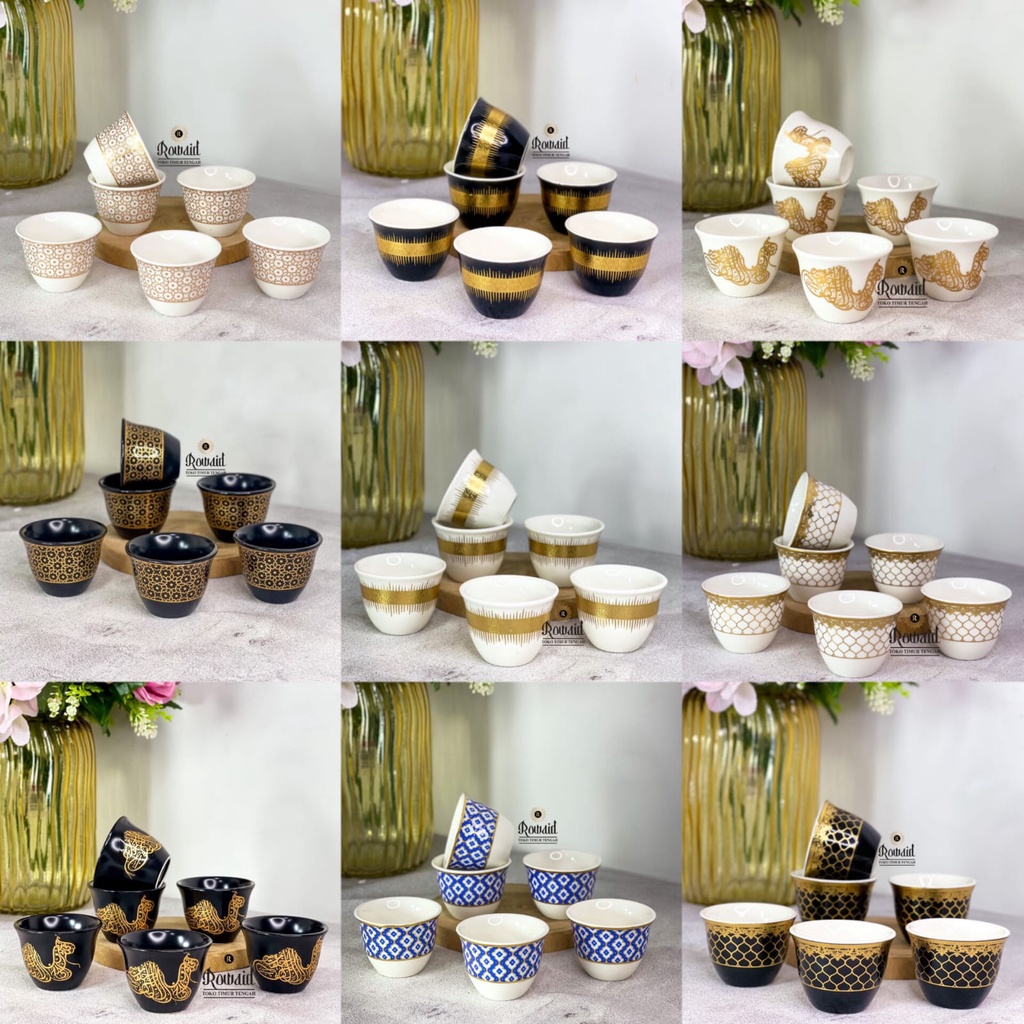 Gahwa 6 Sets Of Coffee Cups, Tea Mugs, SAUDI Arabia | Shopee Malaysia