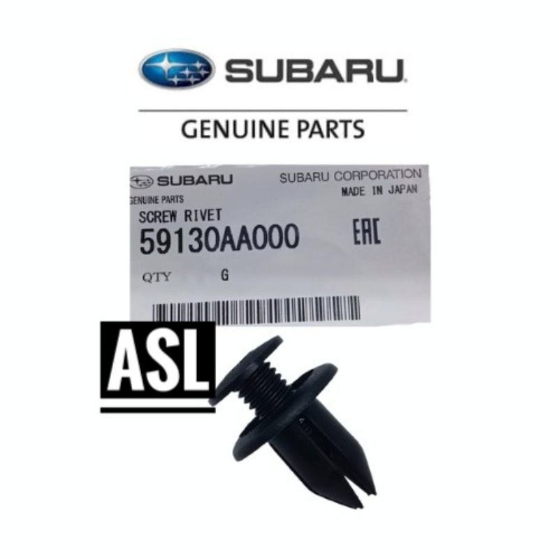 59130AA000 Genuine Subaru Screw Rivet Clip Forester Impreza WRX STI ...