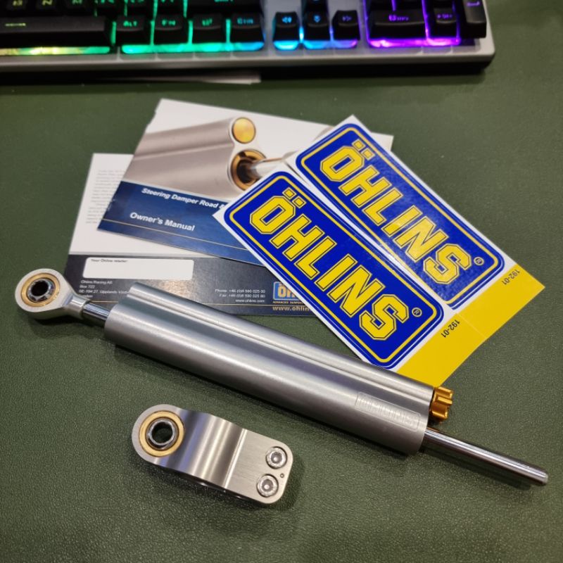 ORIGINAL UNIVERSAL OHLINS STEERING DAMPER STROKE 68 SD008 SD001 ...