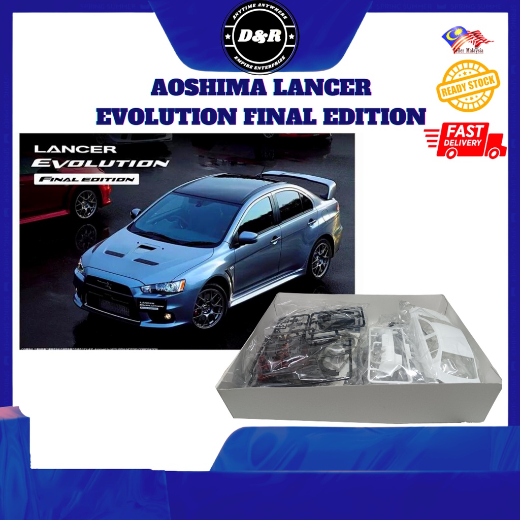 Aoshima Lancer Evolution Final Edition1/24 scale lancer evolution model ...