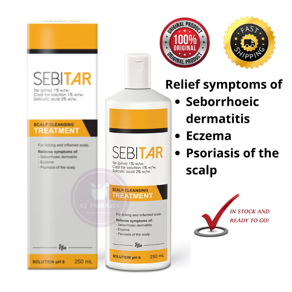 Ego Sebitar Scalp Cleansing Treatment 250ml - shampoo for Eczema ...