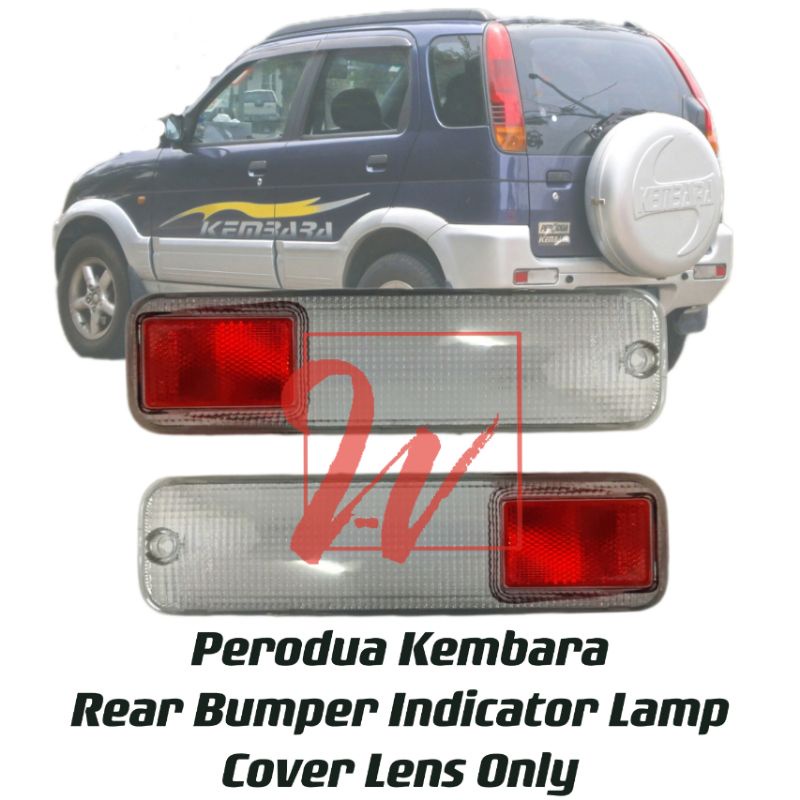 Perodua Kembara 1998 - 2002 Rear Bumper Signal Indicator Lamp Lens ...