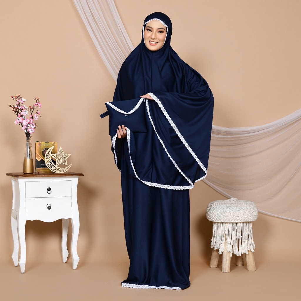 PLAIN LACE TRAVELING ENVELOPE MUKENA / ADULT MUKENA JUMBO ENVELOPE ...