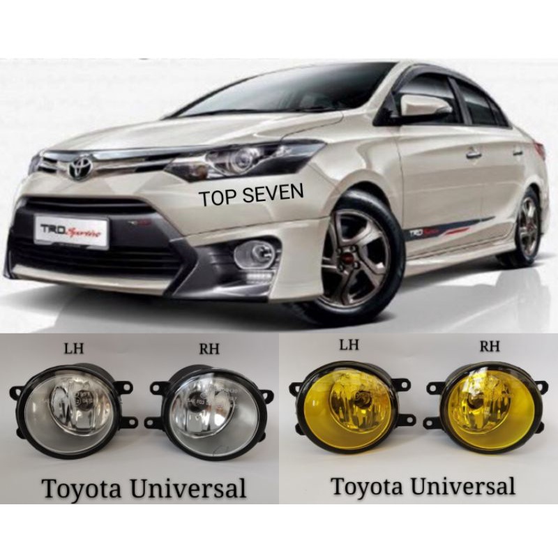 TOYOTA VIOS Ncp150 2014 2015 2016 2017 2018 Fog Lamp Fog Light White ...