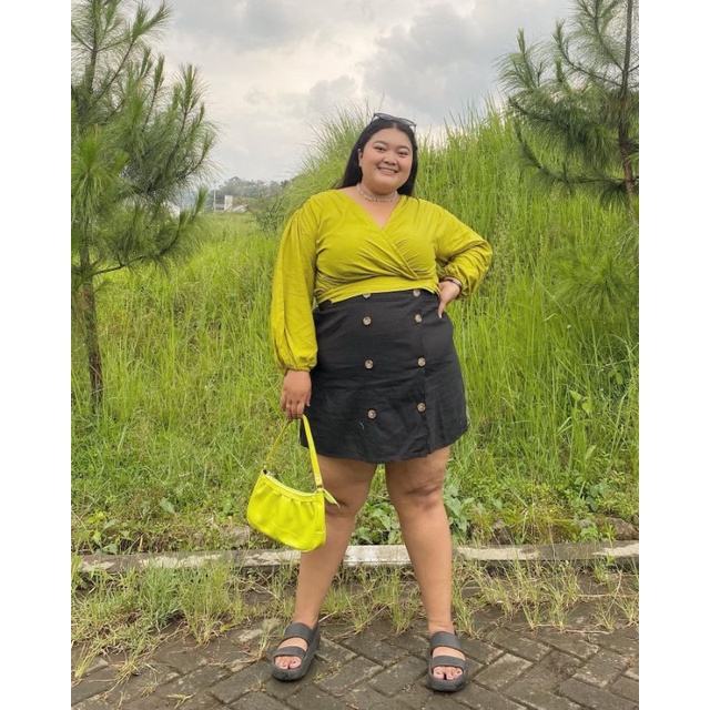 Goddess Bali | Lyona Top Wrab Jumbo LD 130cm | Big Size Women's Top ...