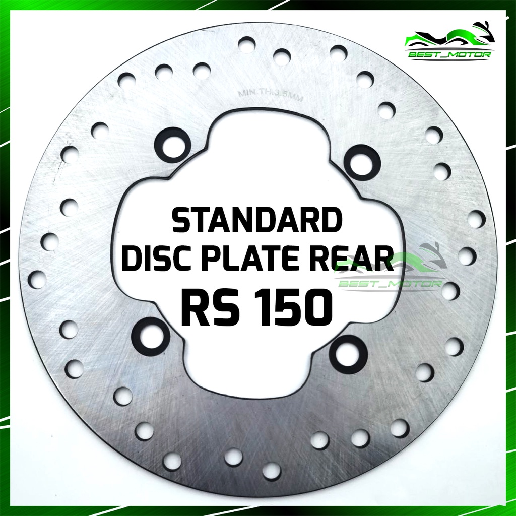 DISC PLATE REAR DISC PLATE BELAKANG HONDA RS150 RS 150 STANDARD SIZE ...