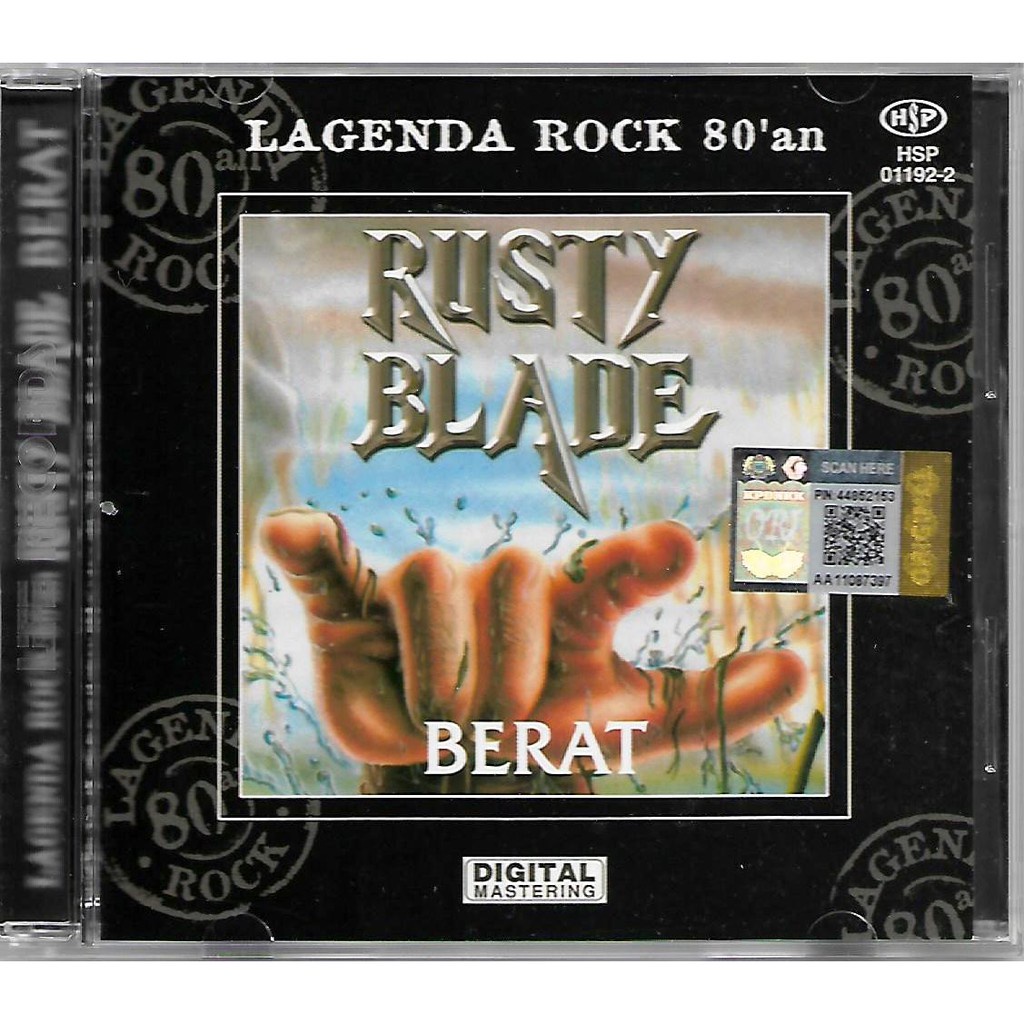 Rusty Blade Berat (termasuk lagu Ikrar Perwira) CD Digital Remastered Lagu Rock Melayu Original ...