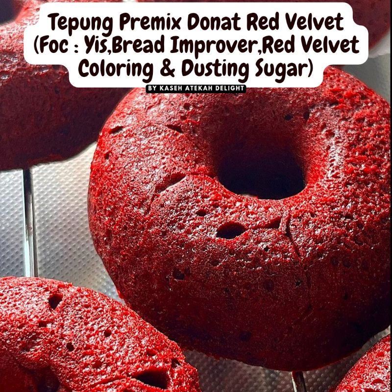 Tepung Donat Red Velvet Premix 600g | Shopee Malaysia
