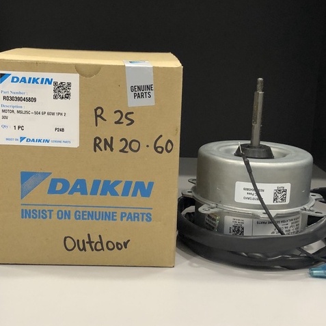 ORIGINAL DAIKIN MOTOR, WM10/15J WM20J WM25J WM15G MSL25C MCK25F ...