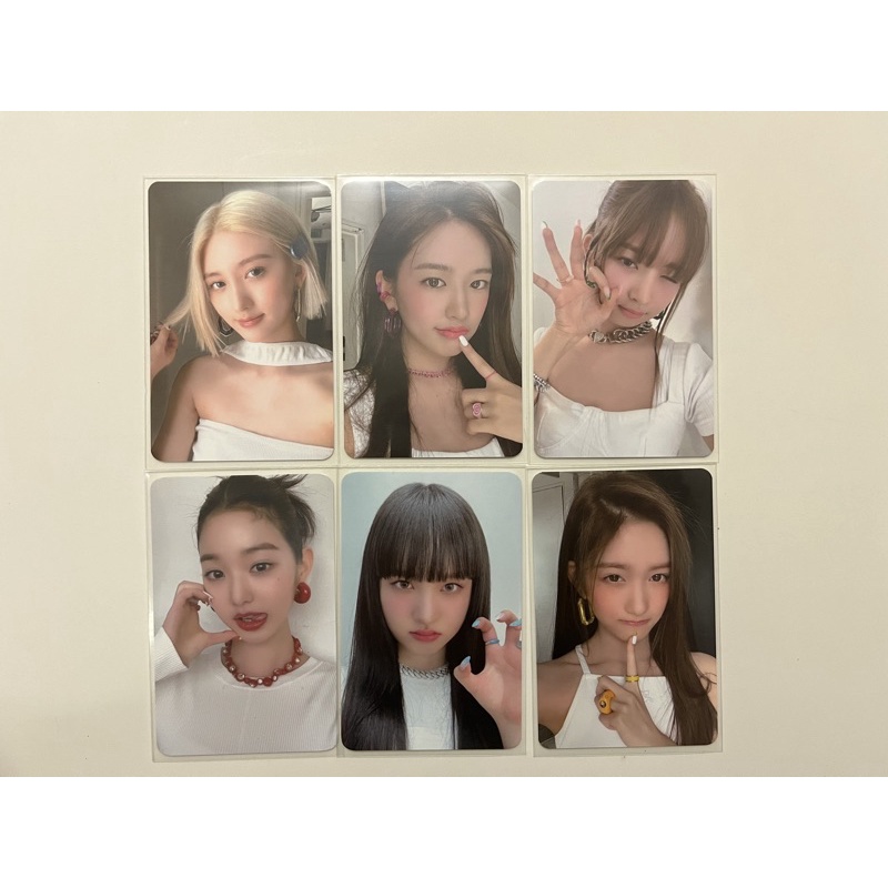 IVE photocard in set gaeul yujin rei wonyoung liz leeseo (eleven message card/lovedive MK, mok ...