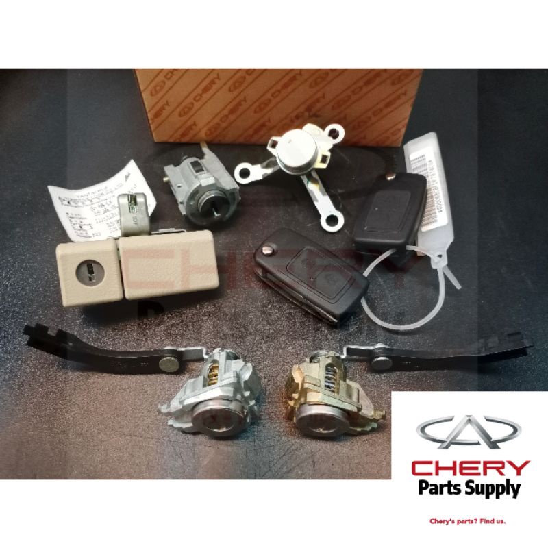 [READY STOCK] Original Key & Door Lock Complete Set Chery Tiggo Eastar ...