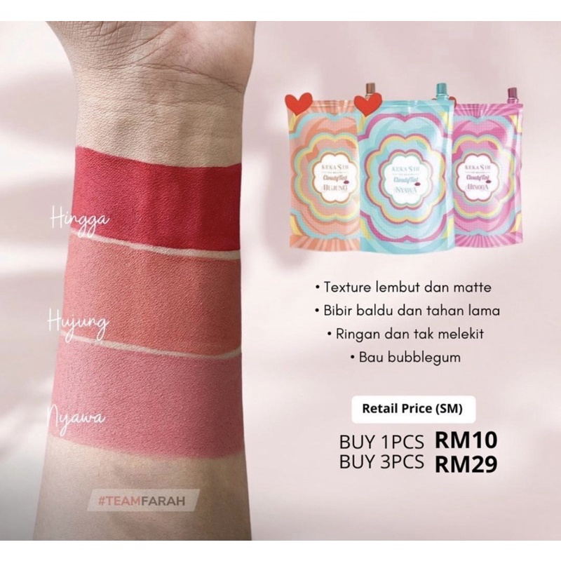 [ORIGINAL HQ] Lip Cloudy Hingga Hujung Nyawa Kekasih The Melvin | Shopee Malaysia