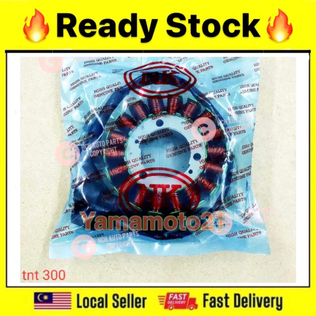 ACG STATOR COIL ASSY BENELLI TNT 300 BENELLI 302R TNT300 STARTER STATOR ...