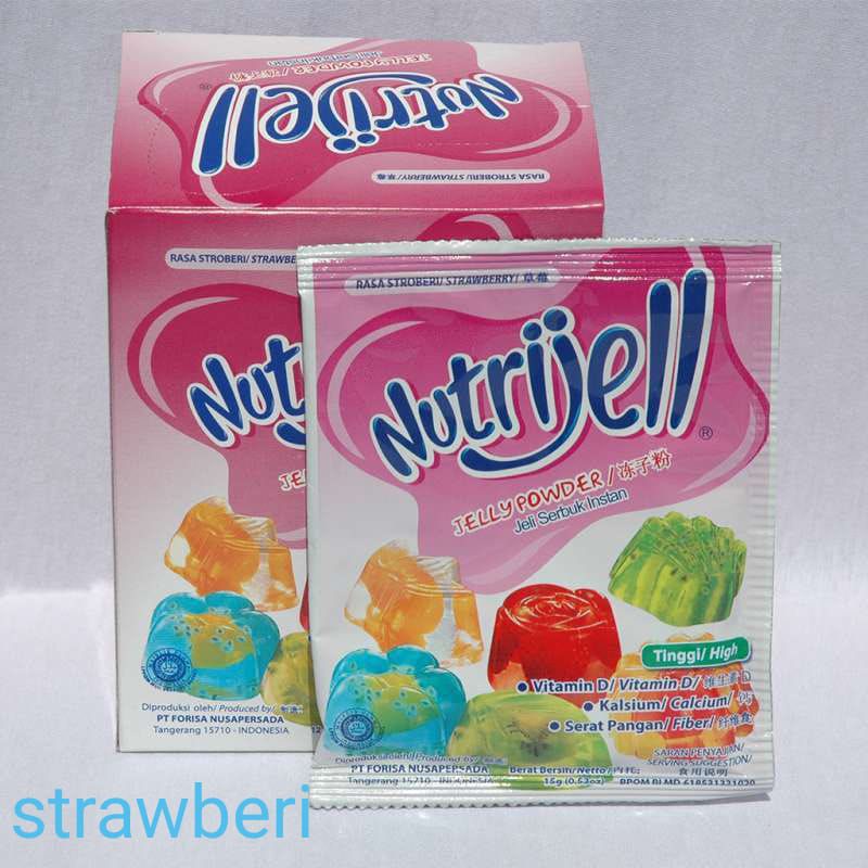 Nutri jell jelly powder puding [1box 12sachet 10gr] | Shopee Malaysia