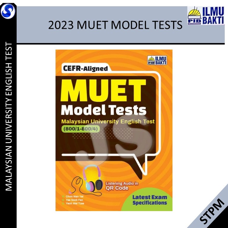 NEW 2023 : MUET MODEL TESTS MALAYSIAN UNIVERSITY ENGLISH TEST BUKU ...
