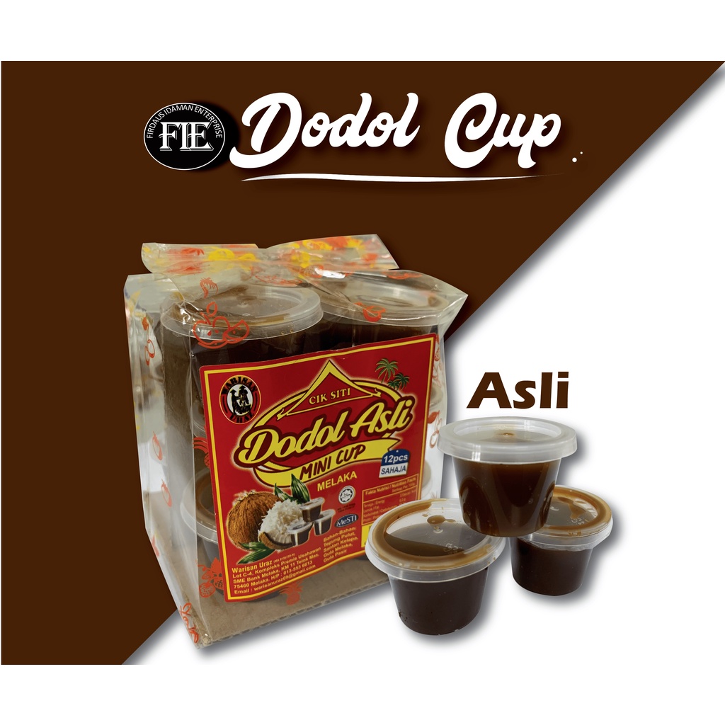 Dodol Asli Mini Cup Melaka (dodol sumi)🔥 | Shopee Malaysia