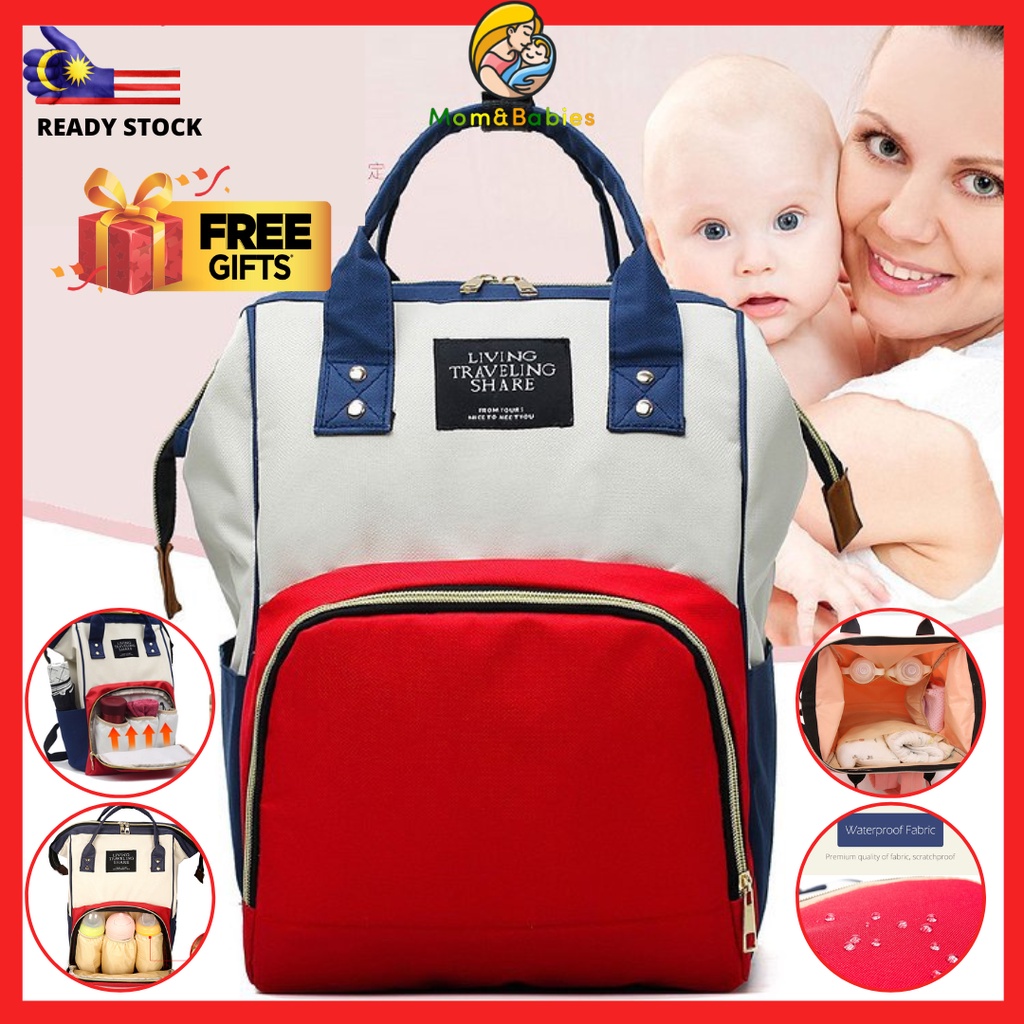 🇲🇾Momnbabies Mother Baby Large Capacity Multifunction Bag Fashion ...