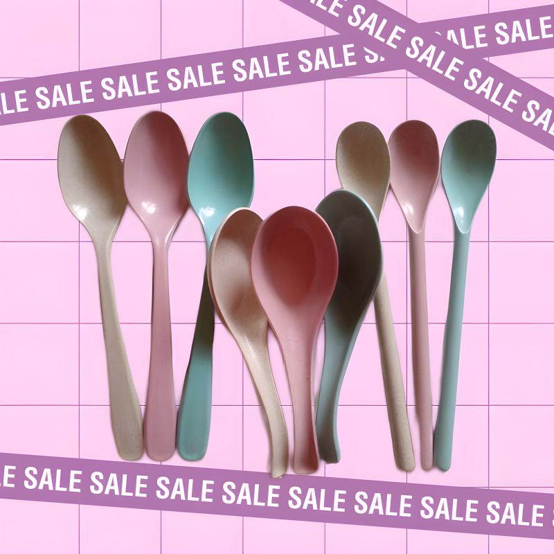 🔥Sudu Plastik Murah/Plastic Spoon/Sudu Makan/Sudu Sup/Sudu Teh Plastik ...