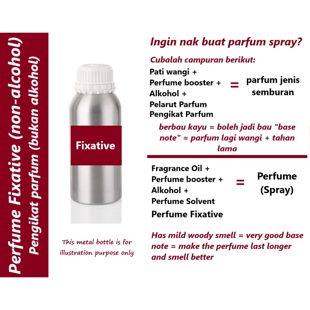 [280g/500g perfume fixative]/longer lastineg + better smell/pengikat ...