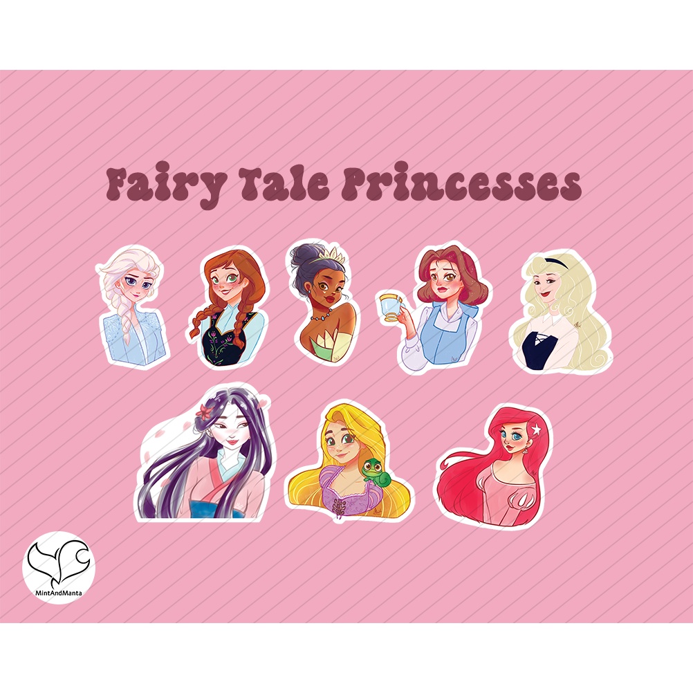 Disney Princess Fairytale Princesses Sticker Pack | Journal Stickers ...