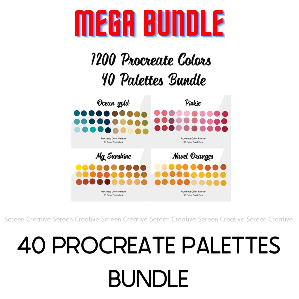 MP07 Procreate Colors Palettes (Mega Bundle) | Shopee Malaysia