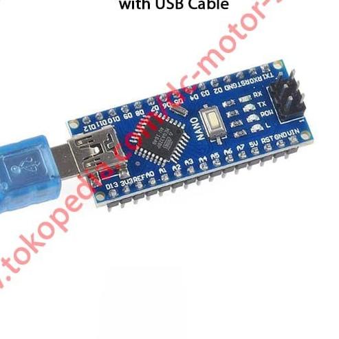 Arduino Nano V3 CH340 Clone Atmega328P Weld/Already Soldered+Cable ...