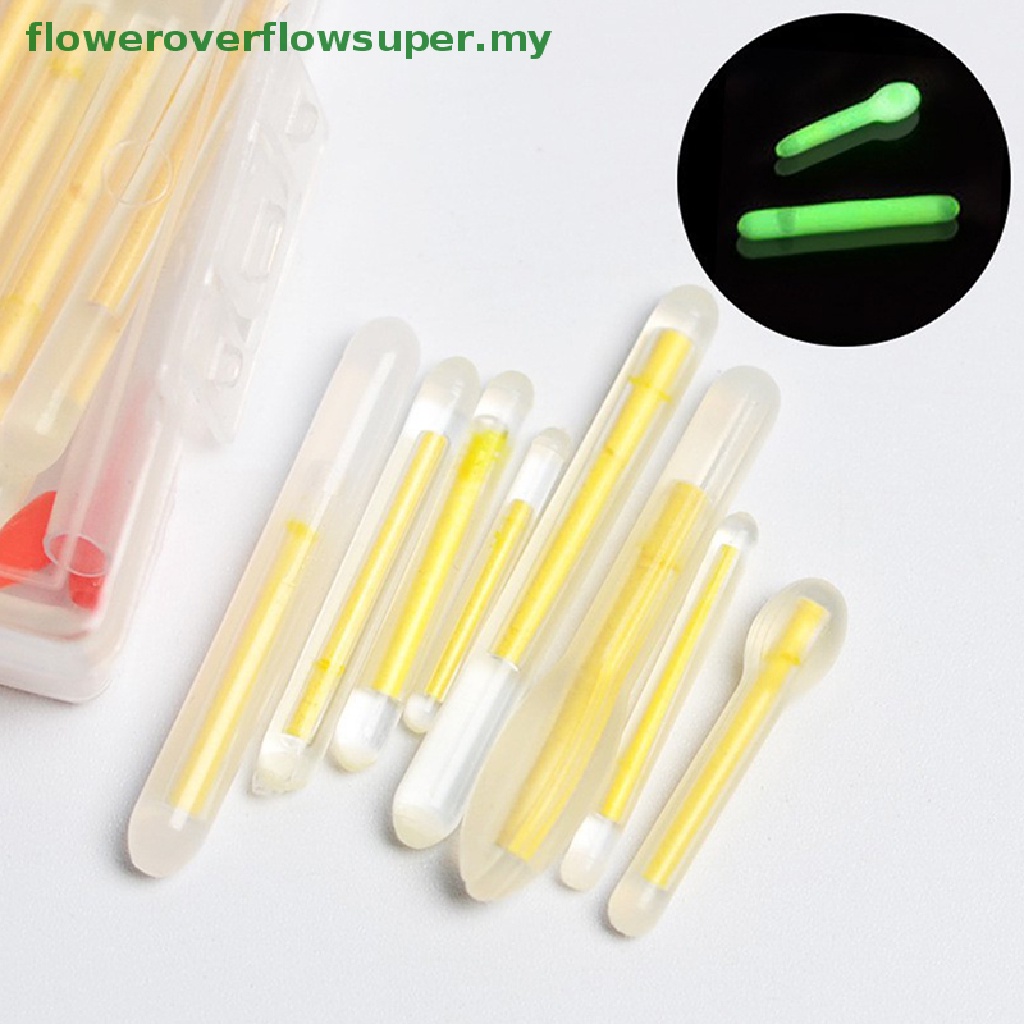 FSMY 10pcs Boxed Fireflies For Fishing Float Fluorescent Light Light ...