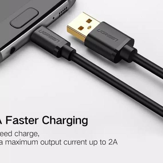 Ugreen Micro USB to USB 2.0 Fast charging Cable 1meter- BLACK (10836 ...