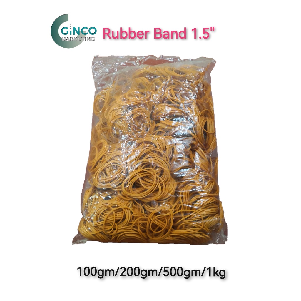 GINCO 1.5" Rubber Band Getah Gelang 100gm / 200gm / 500gm / 1kg ...