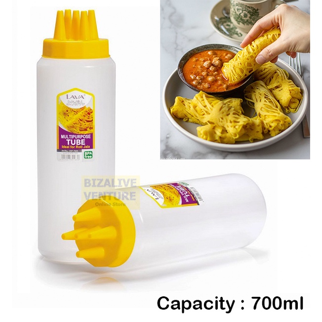 Multipurpose Tube Bottle (700ml~750ml) | Acuan Roti Jala | Roti Jala ...