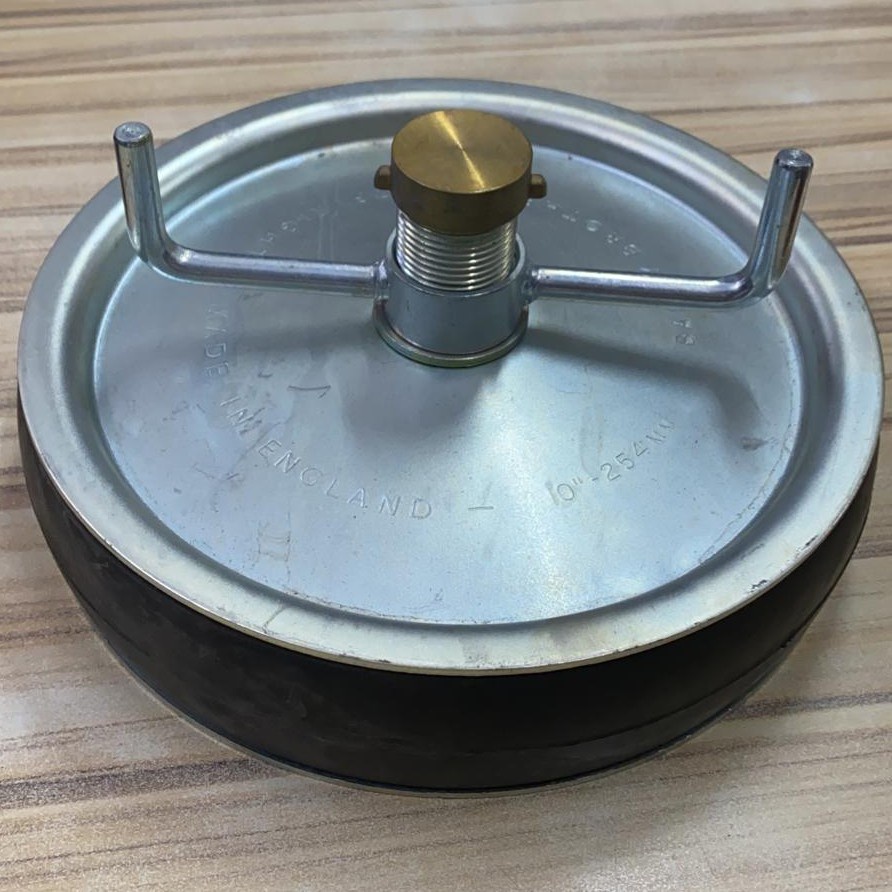 15" Steel Drain Testing Plug With Metal End Cap Made In England TP15 ...