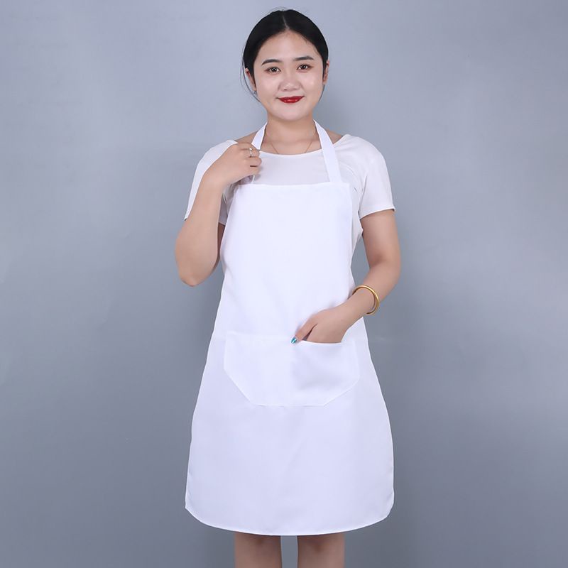 Apron Make in Malaysia cook kitchen house restaurant (White) | Shopee ...
