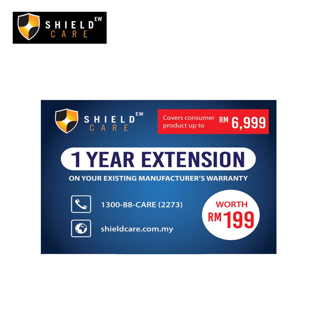 Shield Care 1 Year Extension Warranty (6999) | Shopee Malaysia