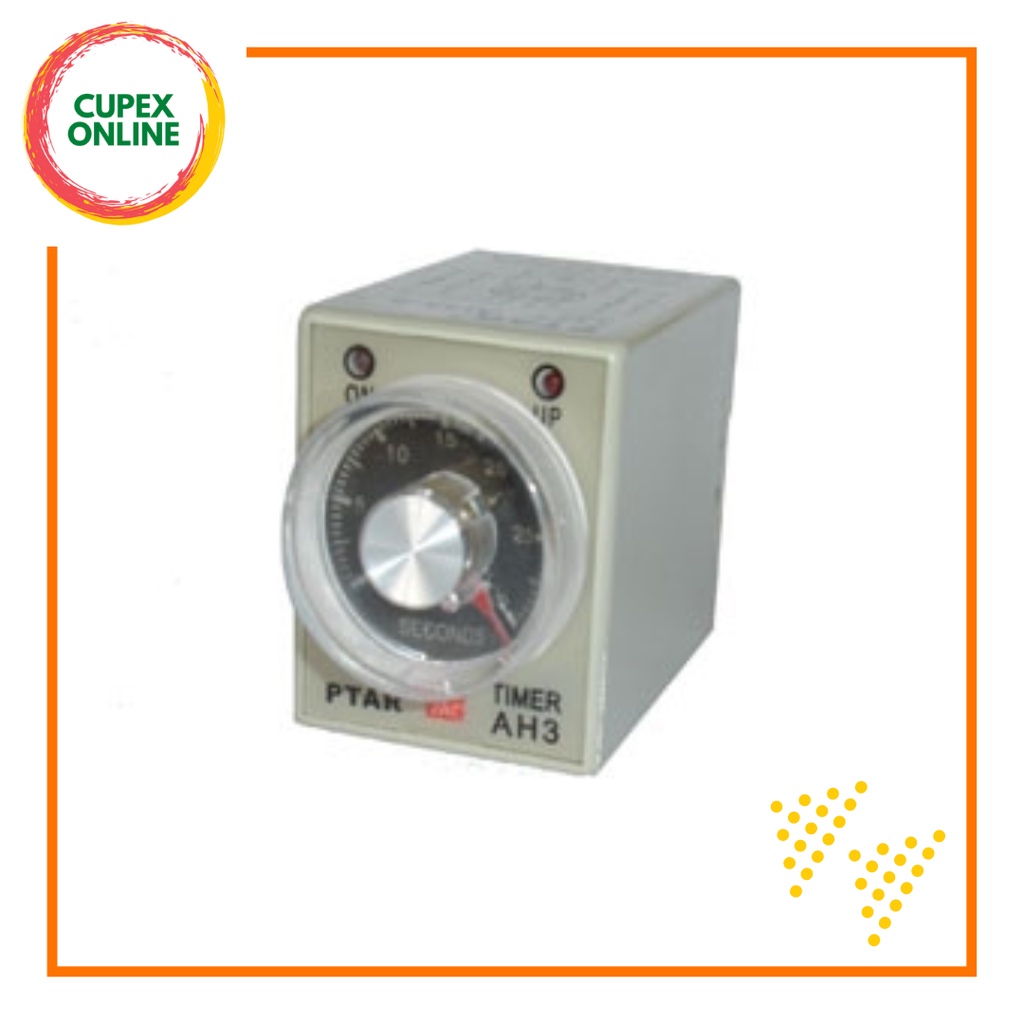 ANLY AH3-1 Analogue Timer 6s/10s/30s/60s/6m/10m/30m/60m 240VAC (cupex ...