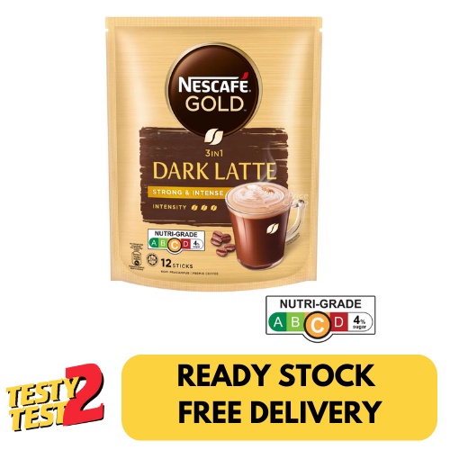 Nescafe Gold Premix Coffee - Dark Latte 12 per pack | Shopee Malaysia