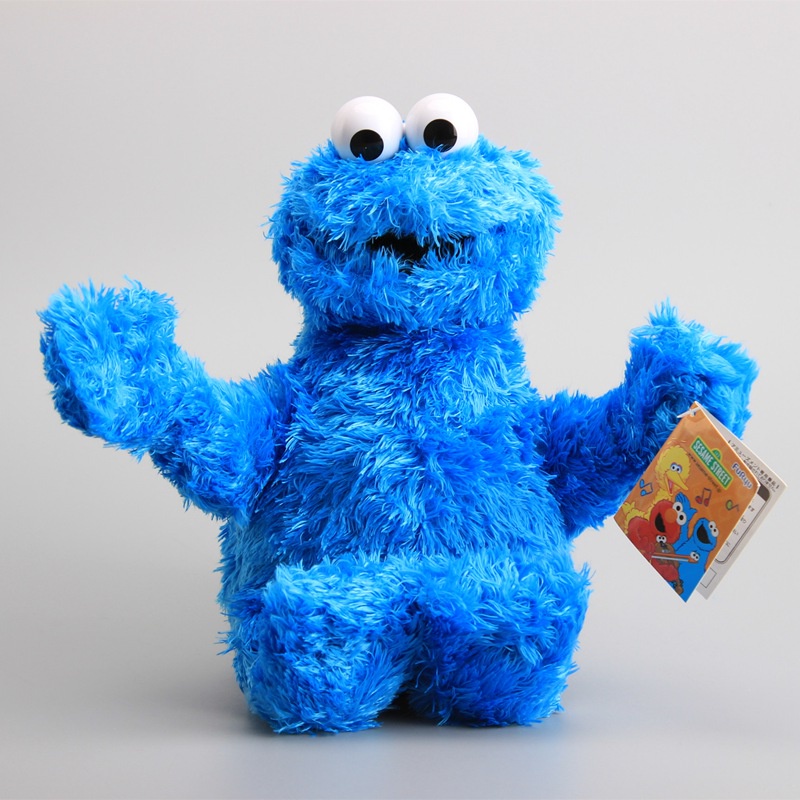 Adorable Sesame Street Plush Elmo Zoe Ernie Oscar Cookie Grover Bird ...