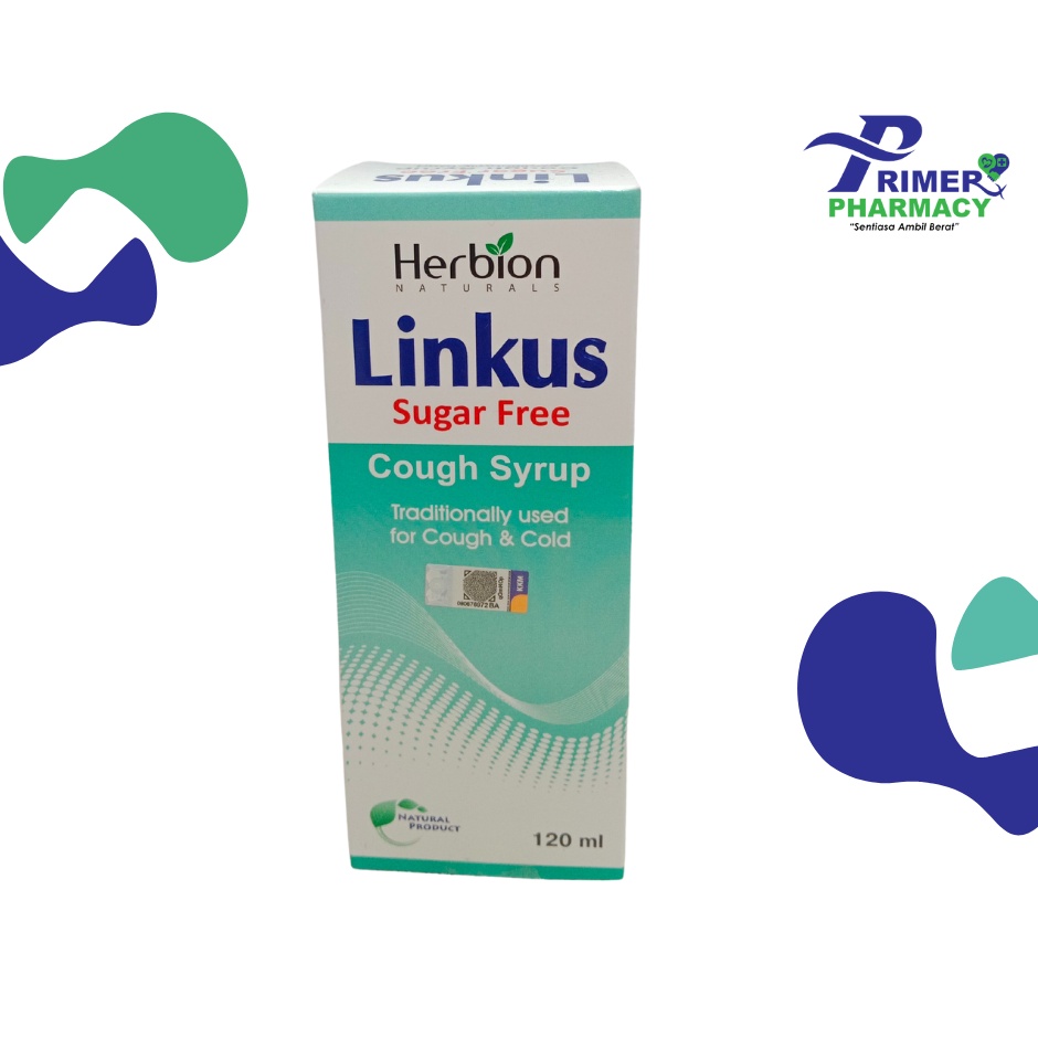 HERBION LINKUS COUGH SYRUP SUGAR FREE 120ML | Shopee Malaysia