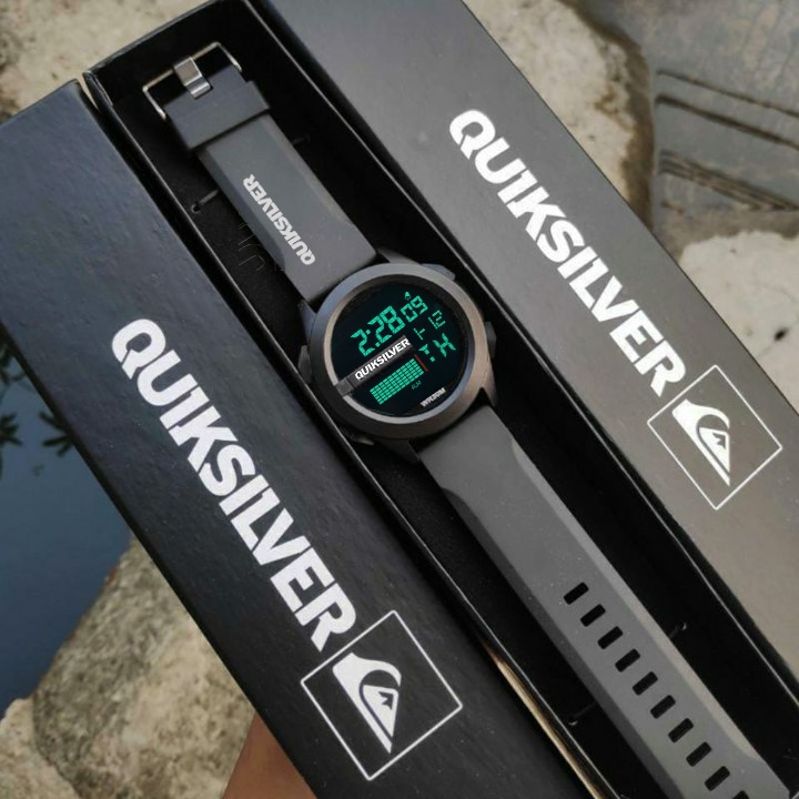 Quiksilver Men'S Watch Band Genuine Digital Waterproof Full Automatic ...