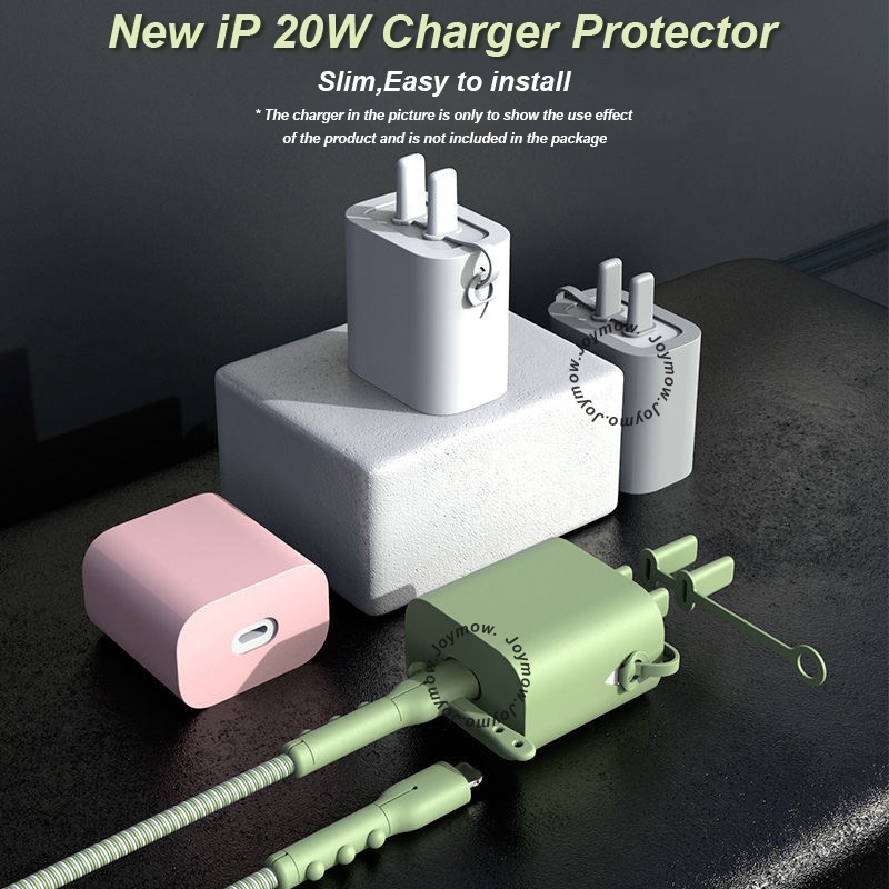 Soft Silicone iP 20W Fast Charger Protector/Typec to Typec Cable ...