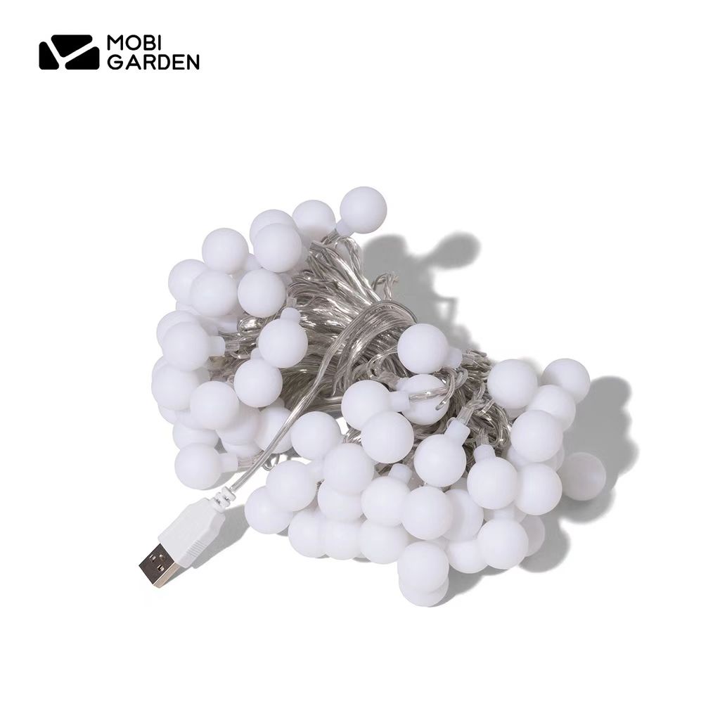 MOBI GARDEN String Lights LED Ball Light Fairy Lights 10M Outdoor ...
