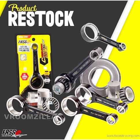 FASSTEK RACING FORGED CON ROD V2 Y15ZR R Y16ZR R15 LC135 4S 5S 14mm ...