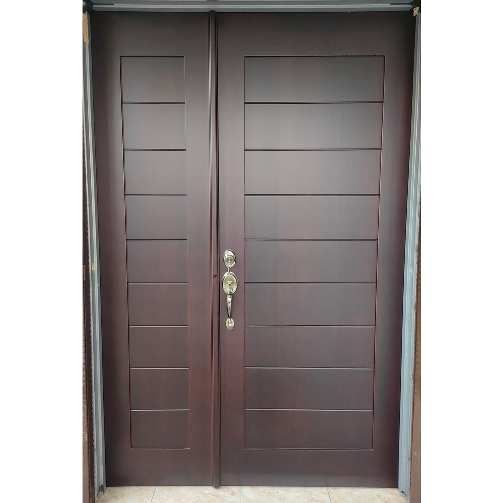 Pintu Kayu Keras Padu FULL SOLID Meranti 100% Original Wooden Solid ...