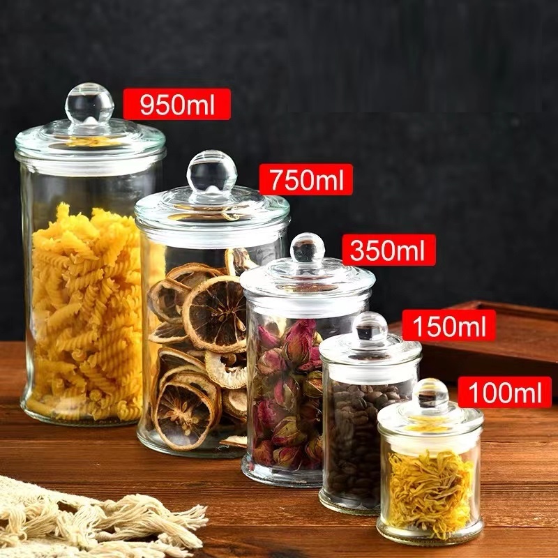 Shefu Glass Airtight Storage Jar 100ml/150ml/300ml/750ml/950ml | Shopee ...