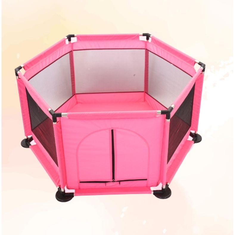 Kids Portable Playpen Children Hexagon Playground Baby Play Fence Guard ...